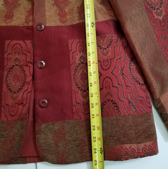 Russell Kemp | Jackets & Coats | Vtg Russell Kemp 6 Jacquard Patchwork ...